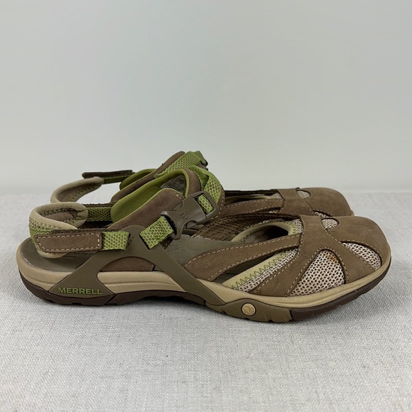 Merrell | Shoes | Merrell Azura Wrap Otter Walking Sandals Womens Size ...